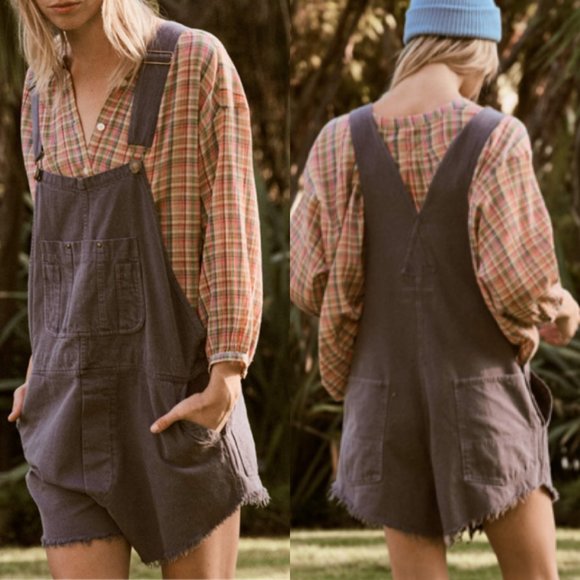 THE GREAT. | Pants & Jumpsuits | The Great The Cut Off Overall In ...